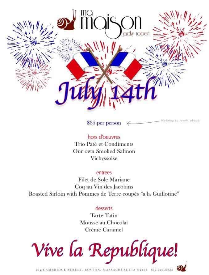 Ma Maison Bastille Day 2015 - Ma Maison